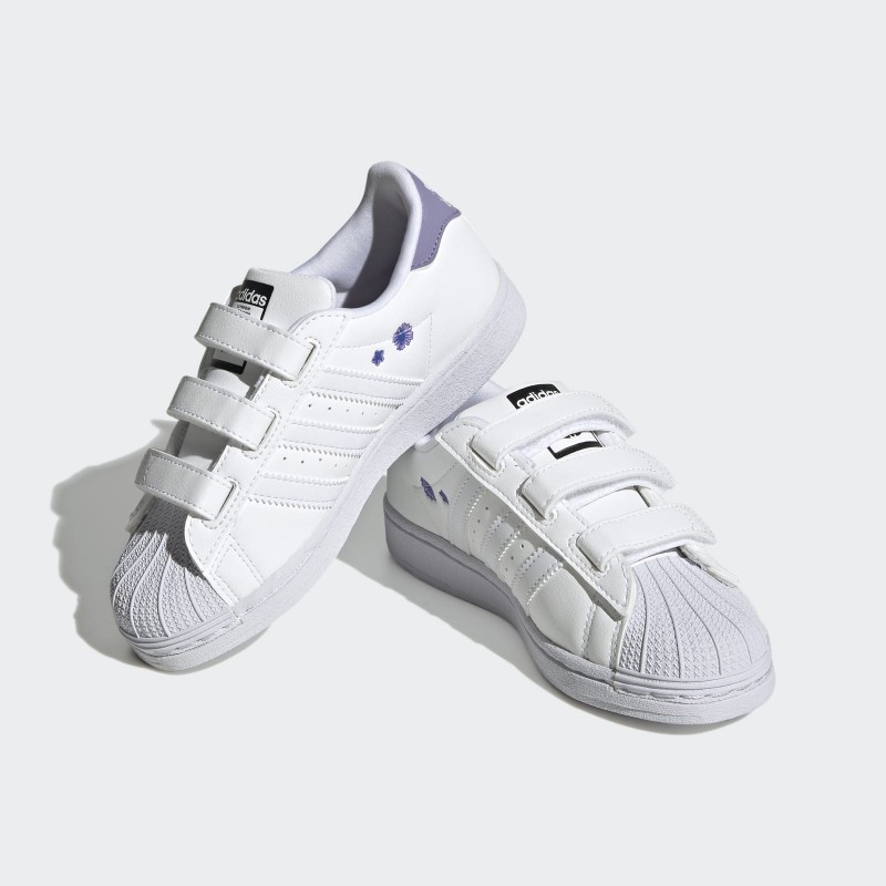 Shell Toe Adidas Superstar Foundation Shoes White Toddler Tenis Adidas ...