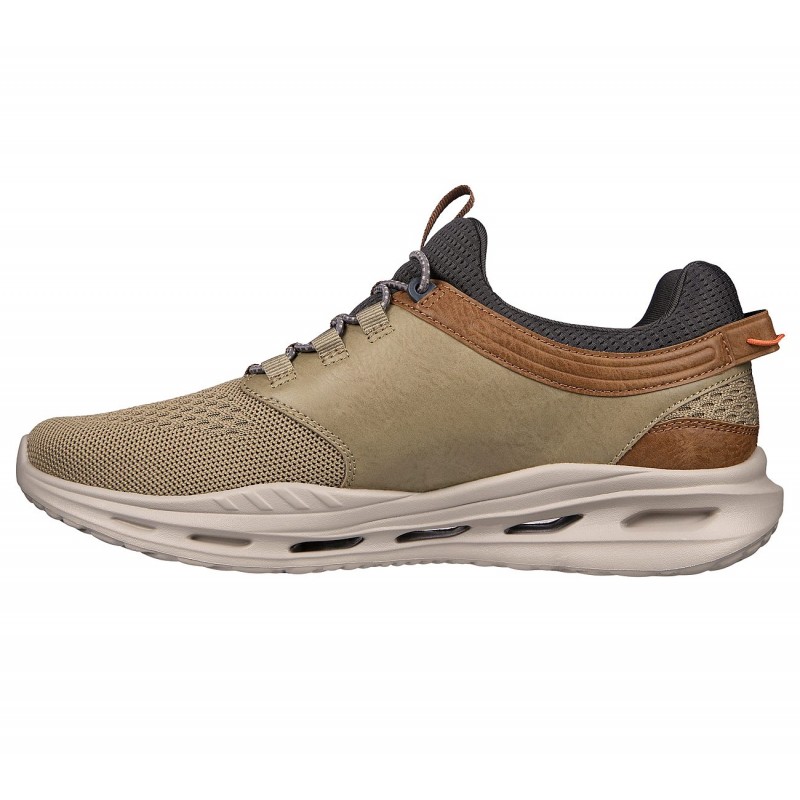 حذاء سكيتشرز ارتش فيت ارفان للرجال لون زيتي وعسلي ونعل بيج- Skechers ...