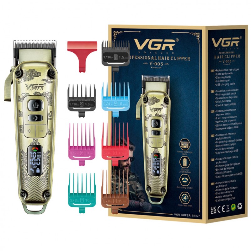 VGR Professional Rechargeable Hair Trimmer V-005 - Mart Online Shop