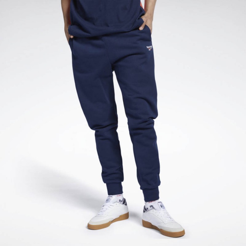 Reebok Mens' Vector Pant- بنطلون ريبوك فيكتور للرجال لون أزرق - Mart ...